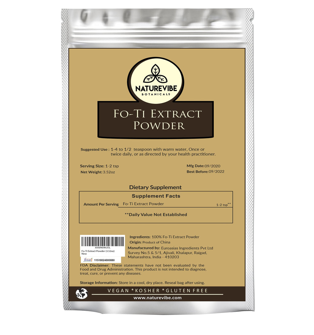 Naturevibe Botanicals Fo-Ti Extract benefits