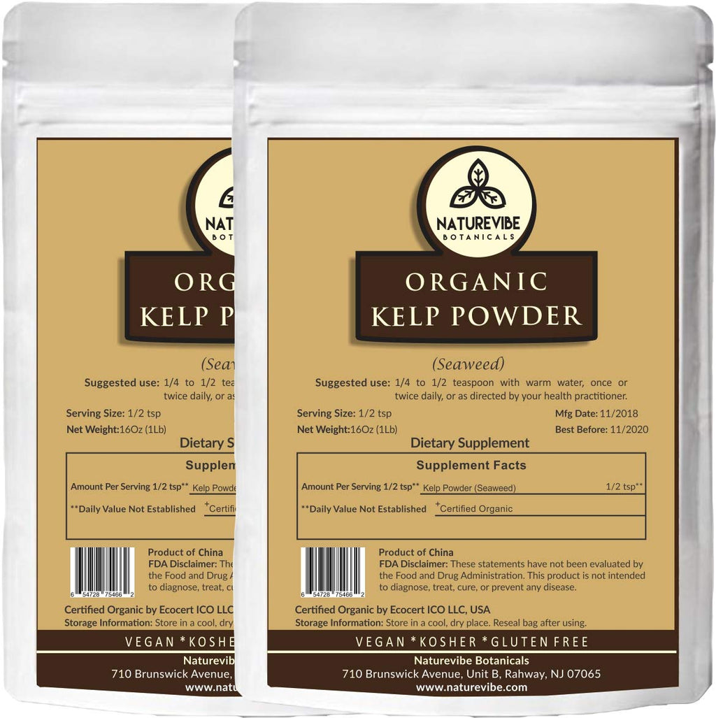 Naturevibe kelp powder for smoothies