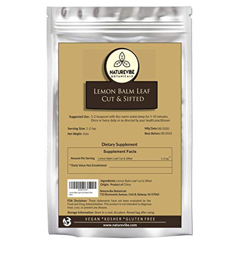 Naturevibe Lemon Balm Leaf benefits