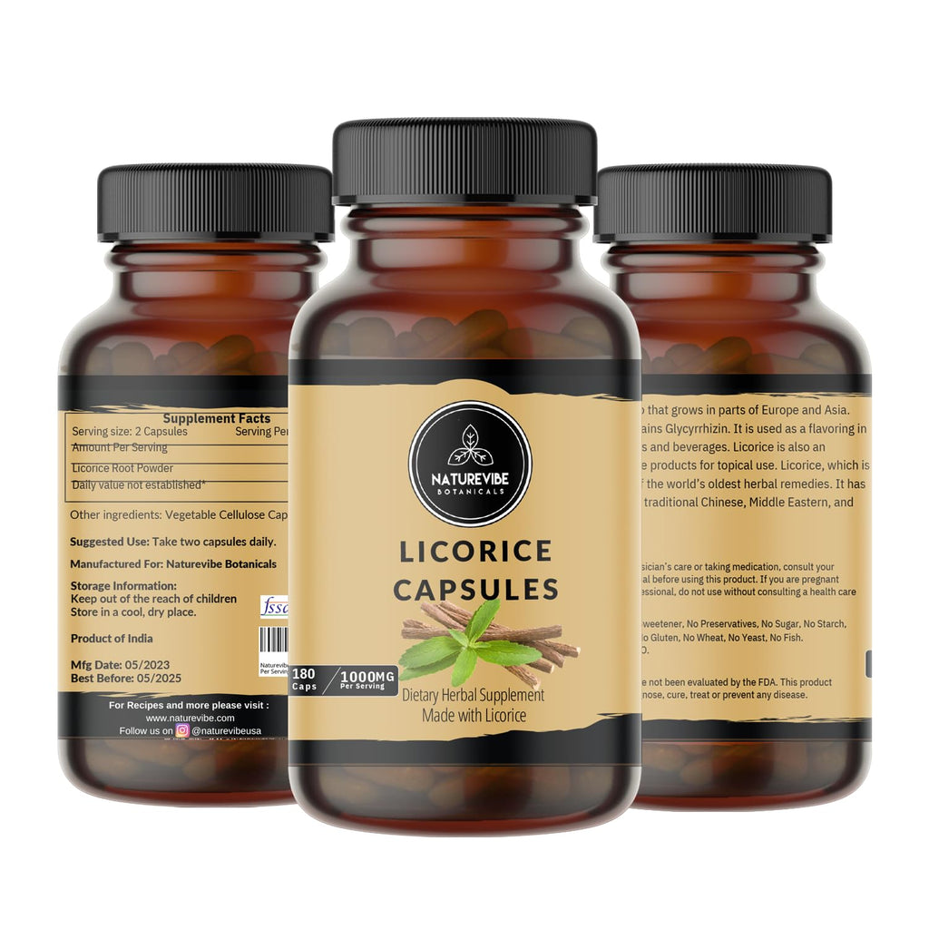 Naturevibe licorice root for skin health