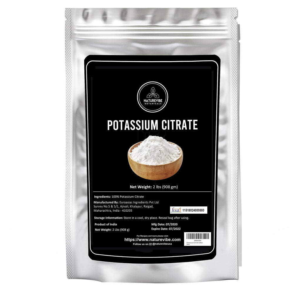 Naturevibe potassium citrate energy booster