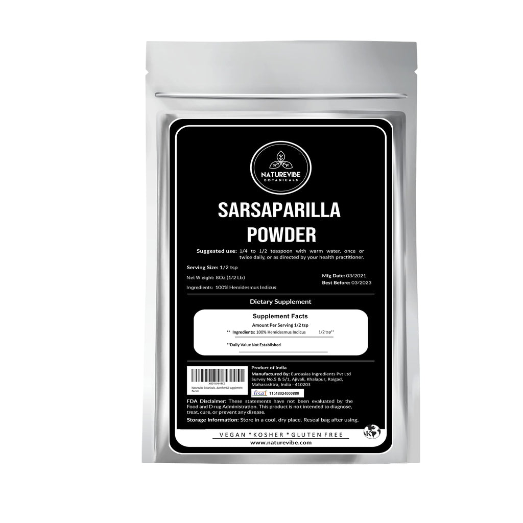 Naturevibe Sarsaparilla Powder benefits