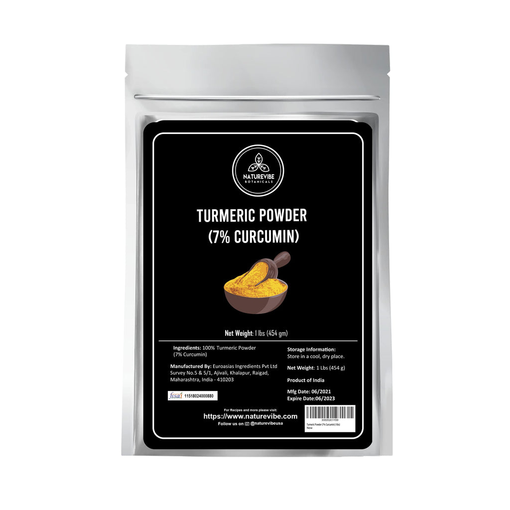 Naturevibe turmeric curcumin powder benefits