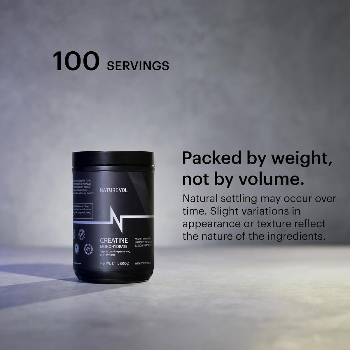 NATUREVOL creatine for strength training