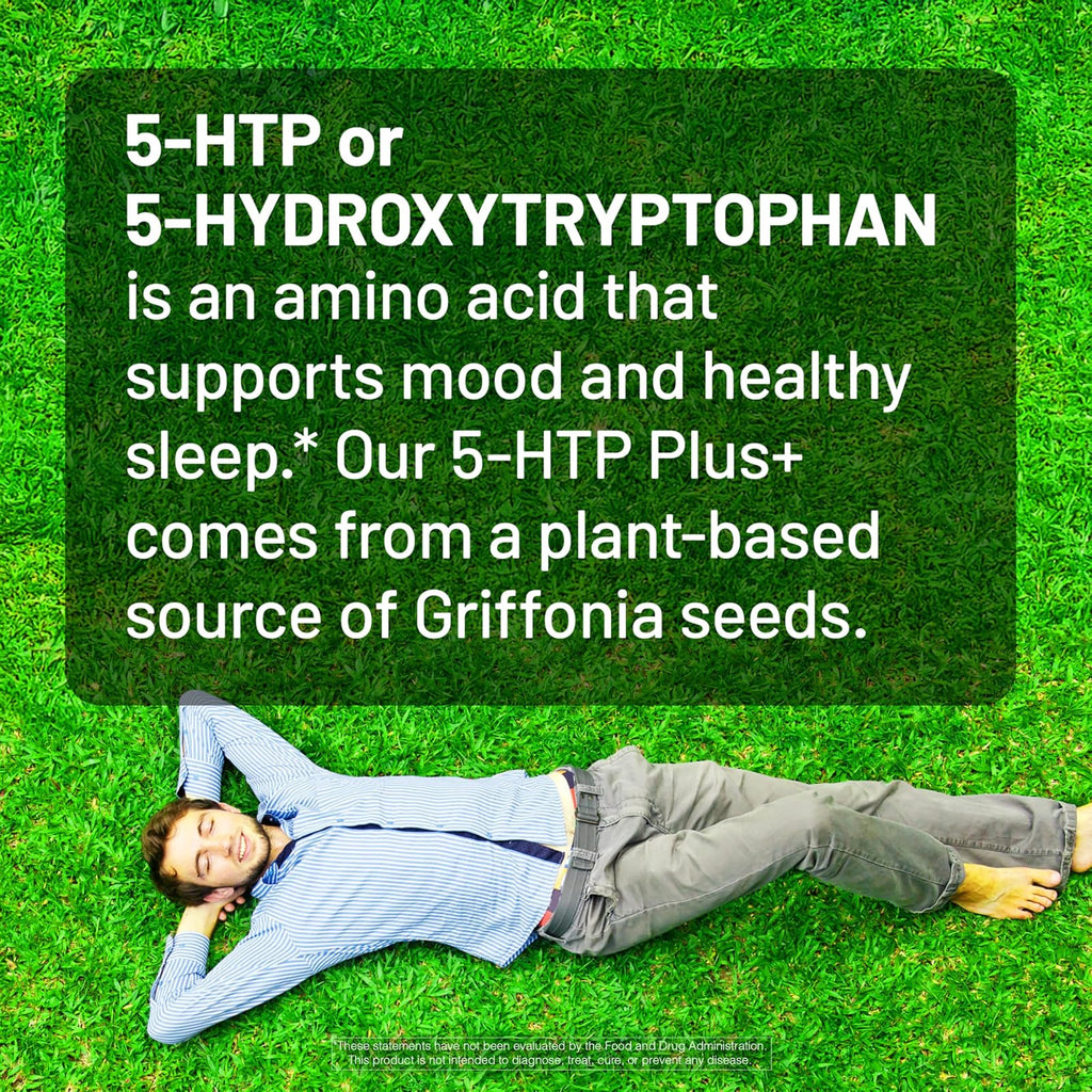 NatureWise 5-HTP capsules for mental clarity