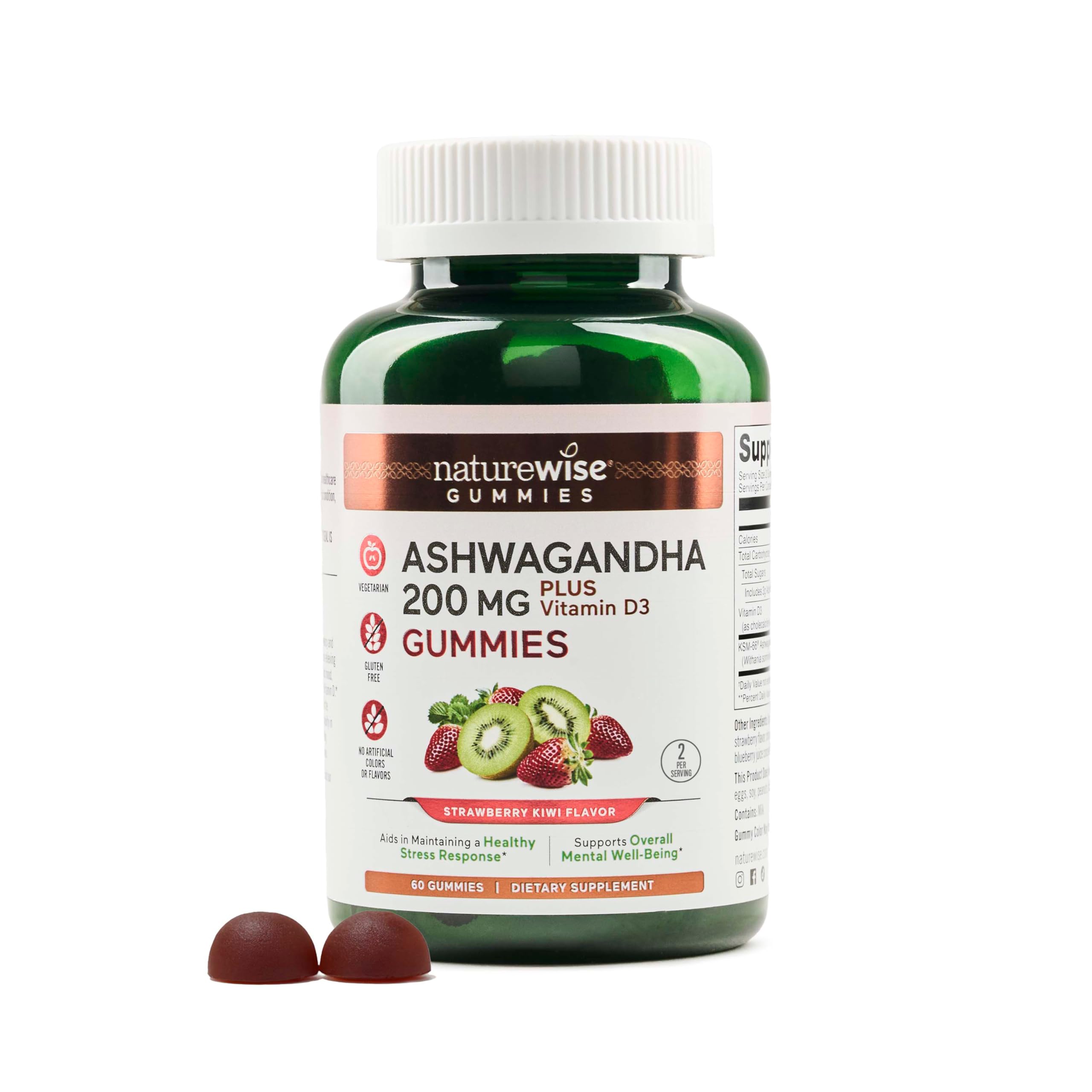NatureWise ashwagandha gummies for mood support