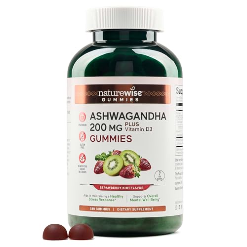 NatureWise ashwagandha gummies for stress relief