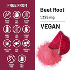 NatureWise beet root for enhanced stamina