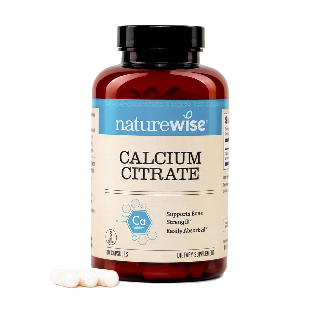 NatureWise Calcium Citrate capsules for bone health