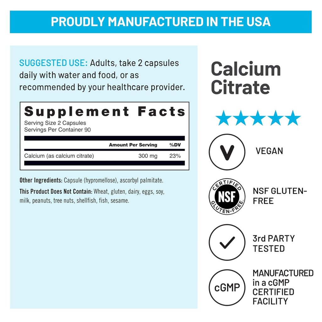 NatureWise Calcium for healthy teeth