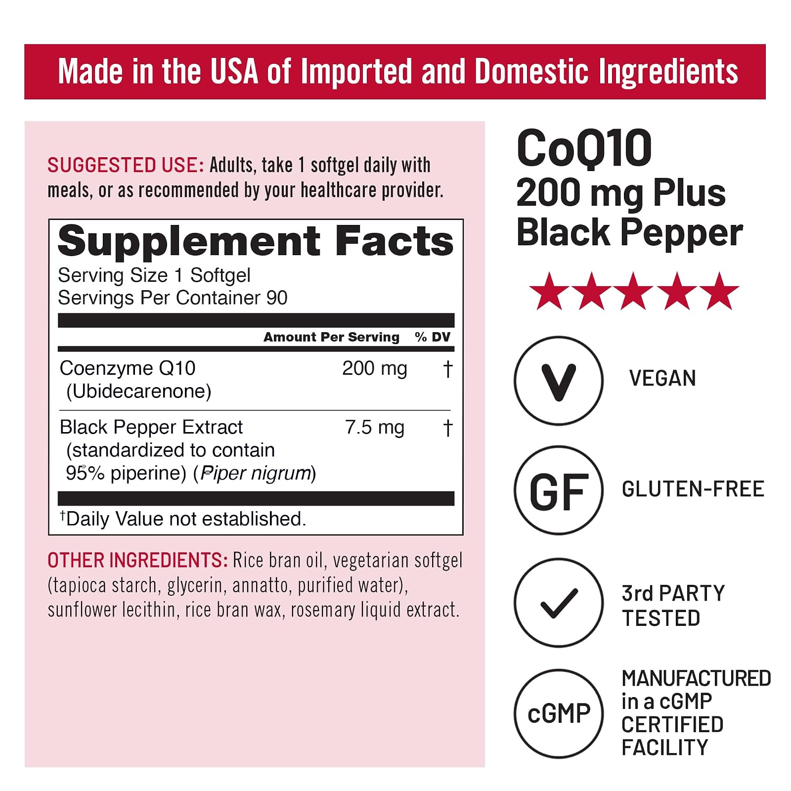 NatureWise CoQ10 for improved vitality