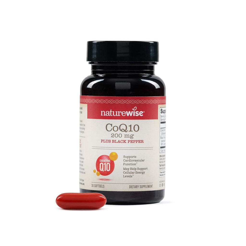 NatureWise CoQ10 softgels for energy