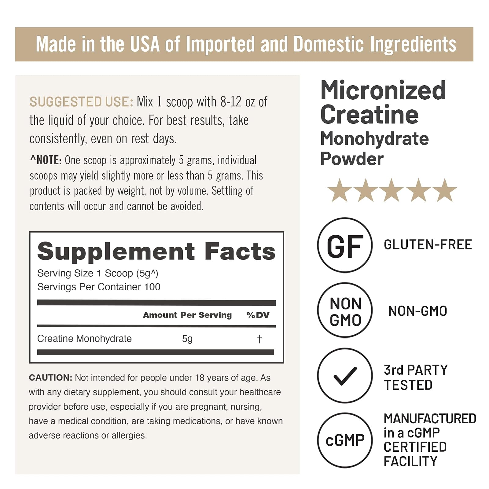 NatureWise creatine for athletic recovery