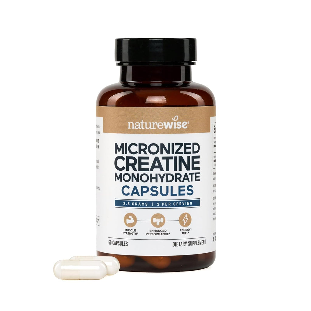 NatureWise creatine monohydrate capsules
