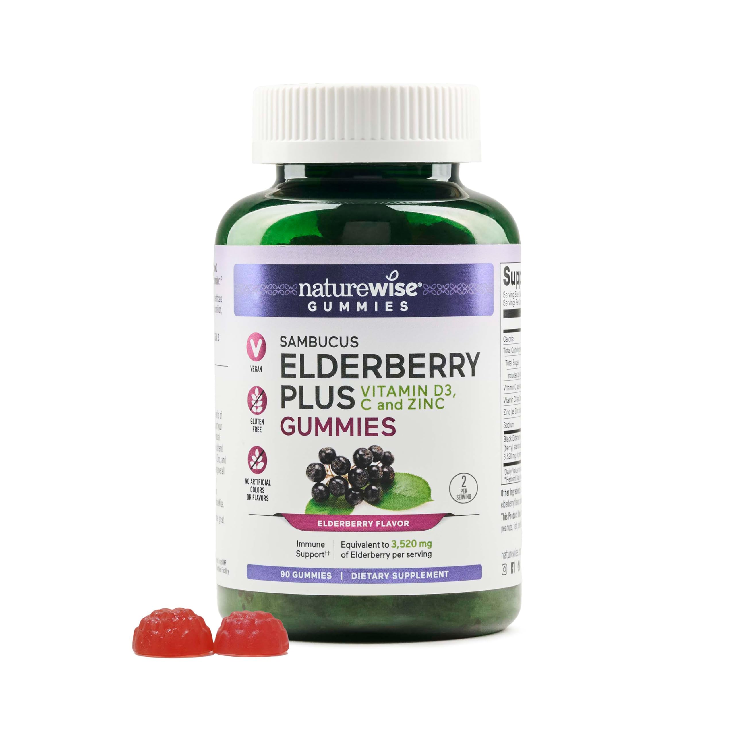NatureWise elderberry gummies for kids