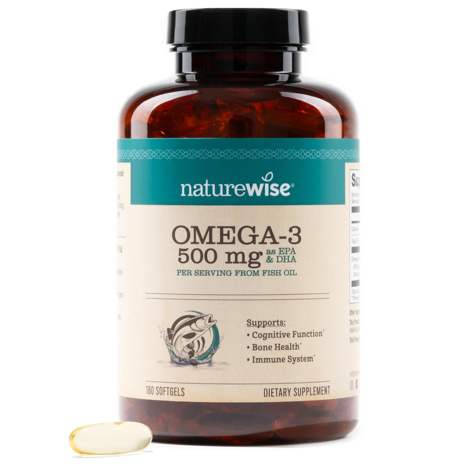 NatureWise fish oil softgels