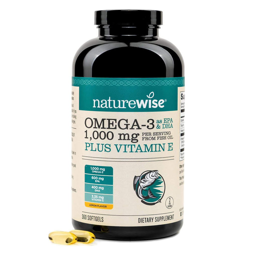 NatureWise fish oil softgels