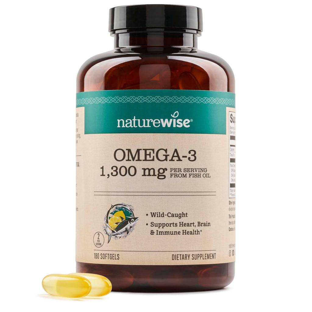 NatureWise fish oil softgels