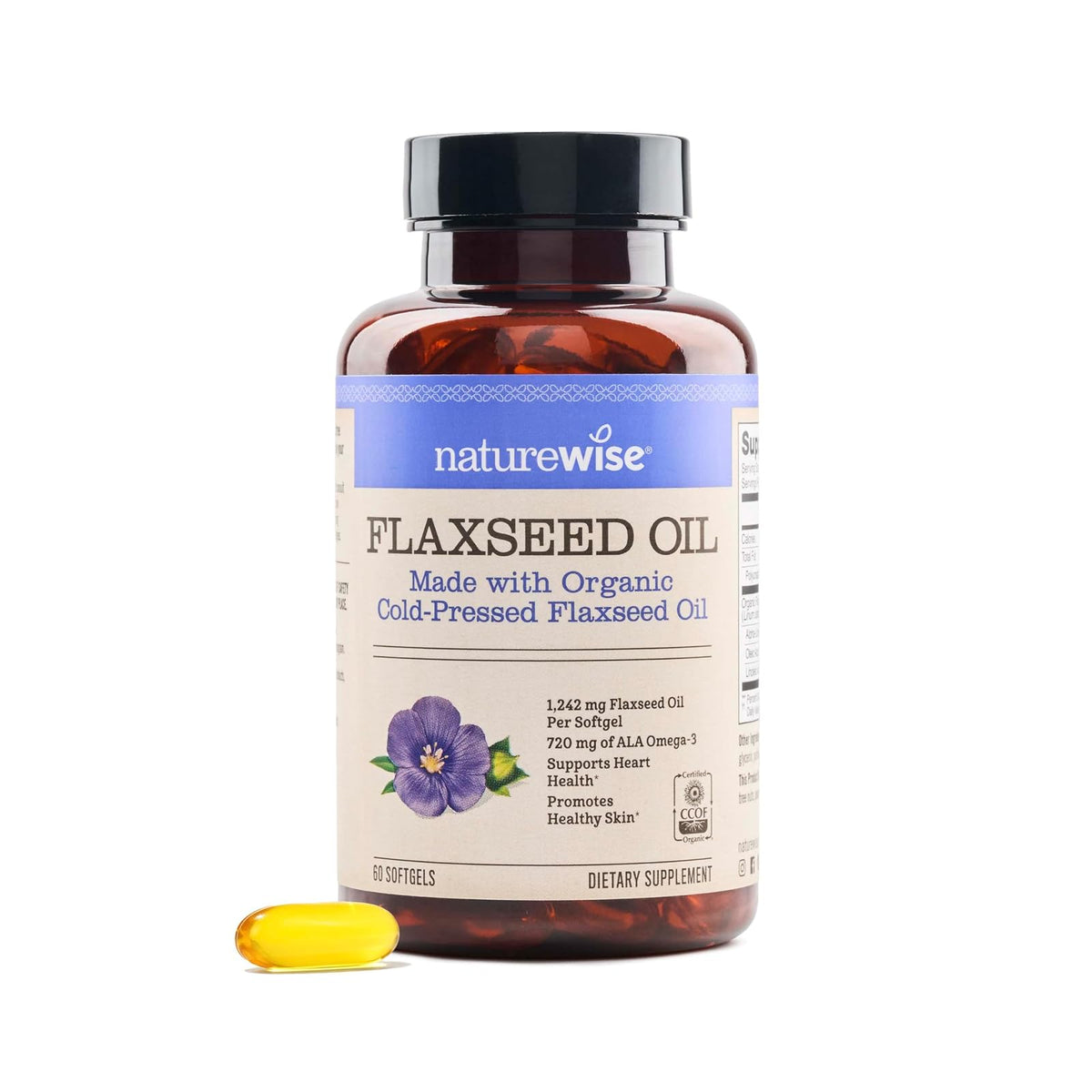 NatureWise flaxseed oil benefits