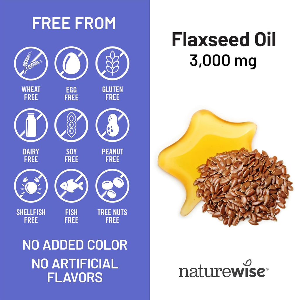 NatureWise flaxseed oil benefits