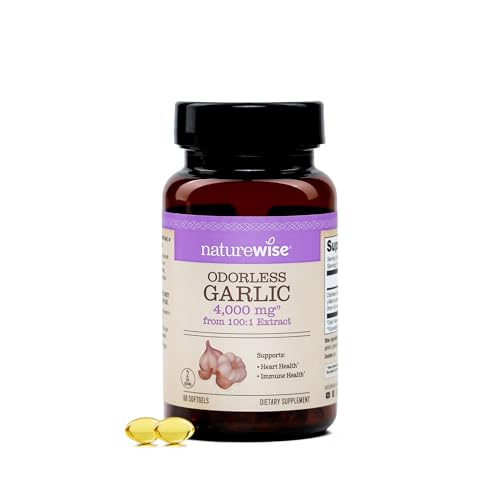 NatureWise garlic capsules for heart health