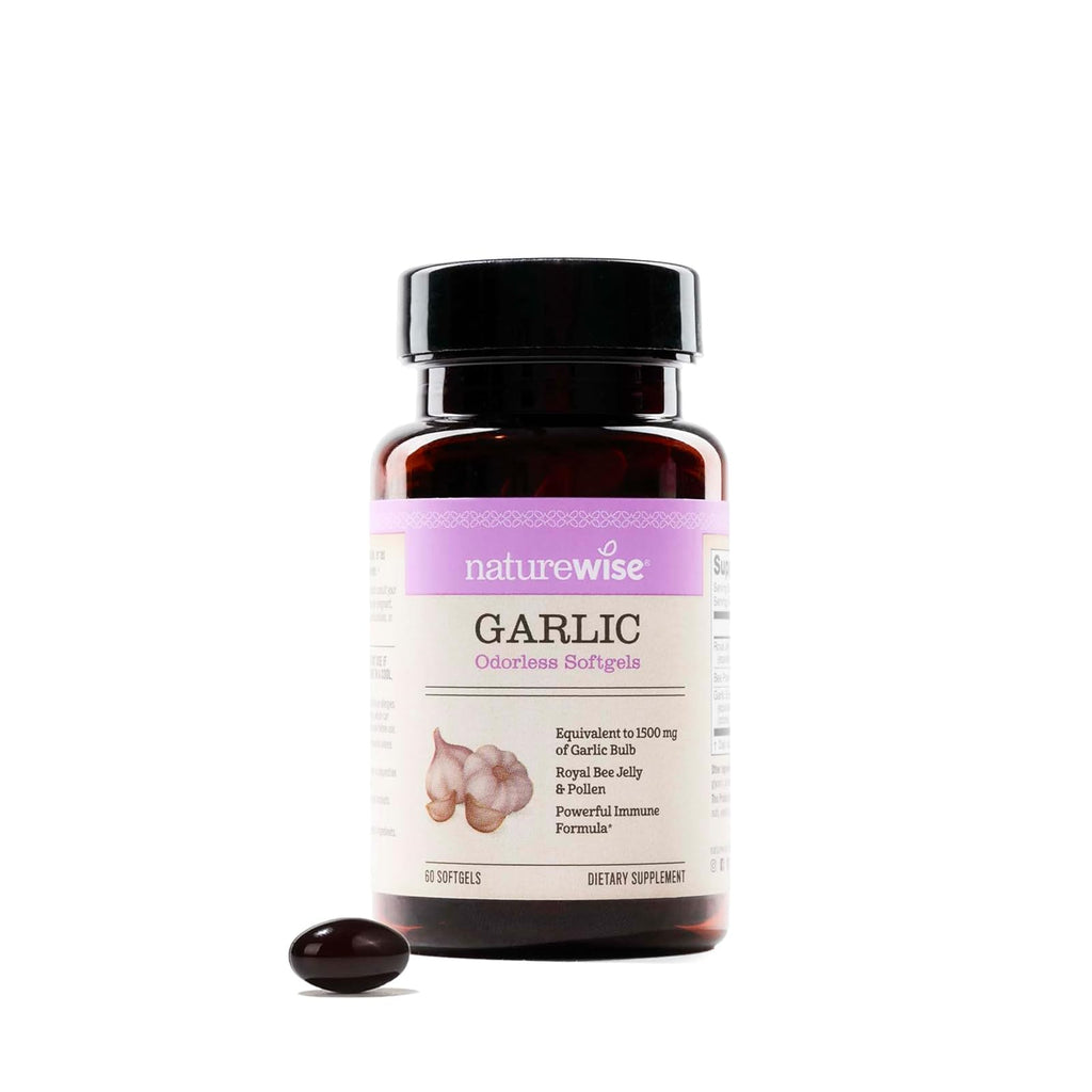 NatureWise garlic softgels for health