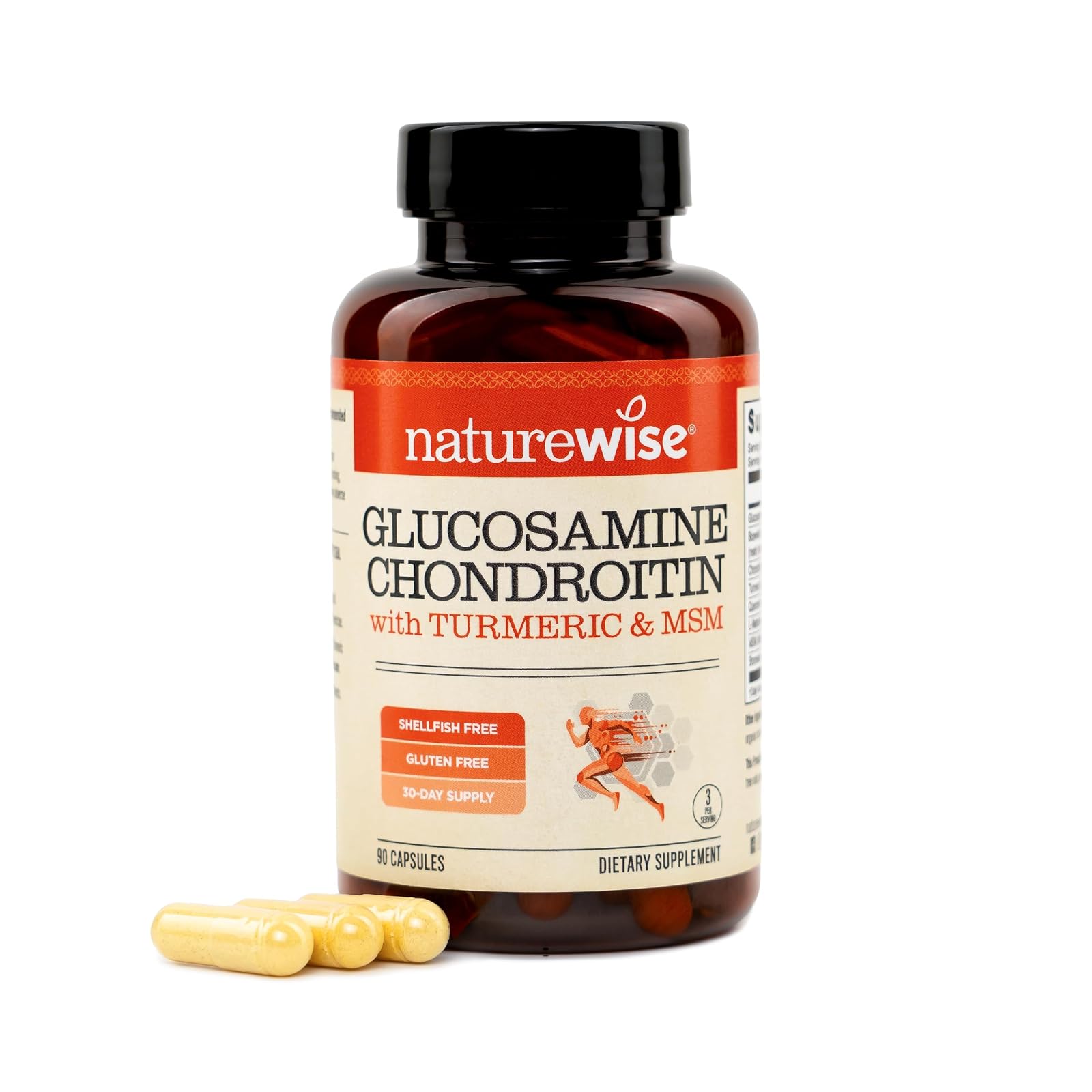 NatureWise glucosamine joint support capsules