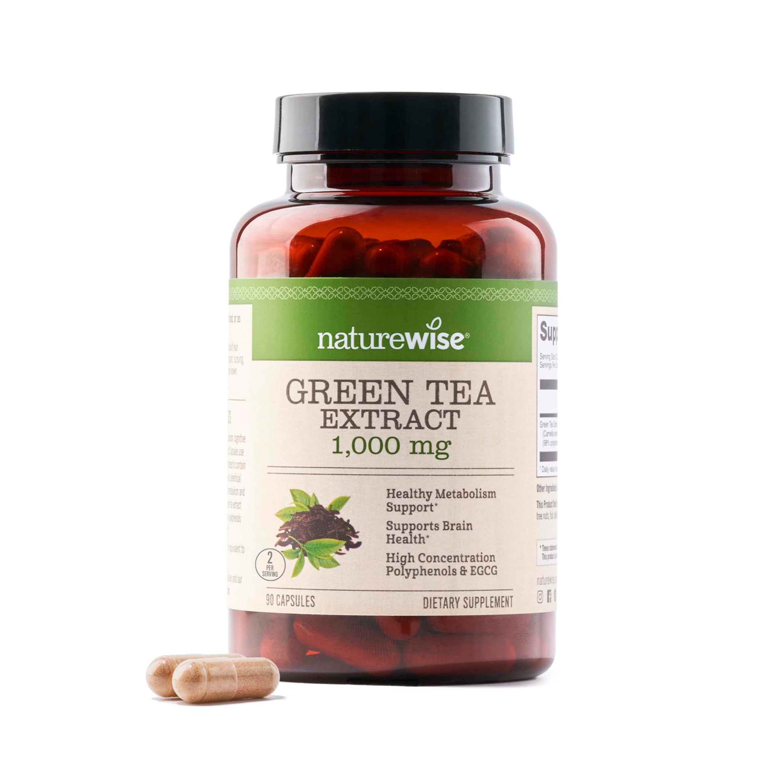 NatureWise green tea extract capsules