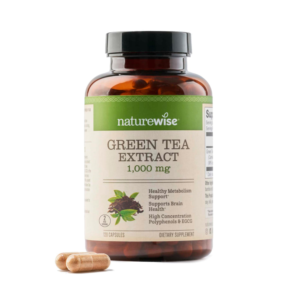 NatureWise green tea extract capsules