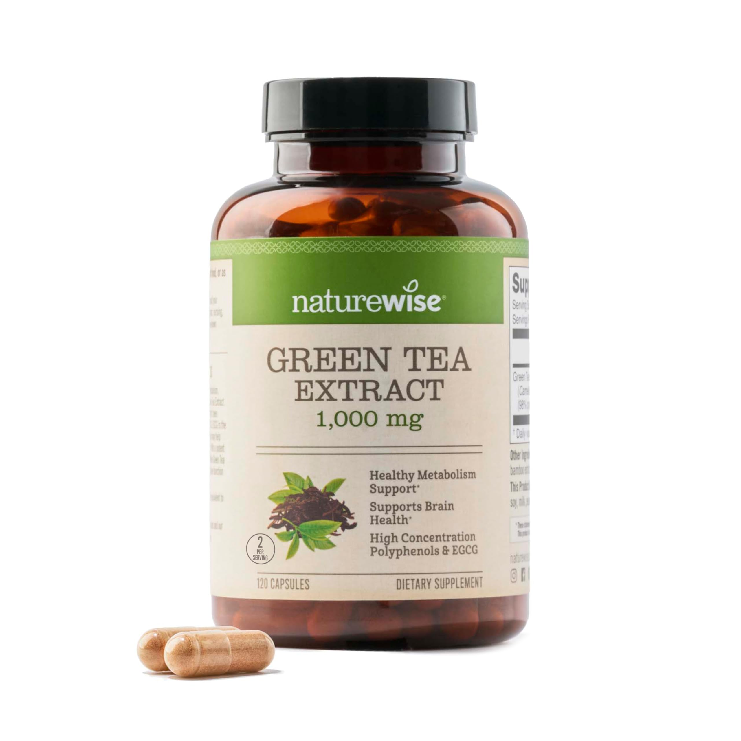 NatureWise green tea extract capsules