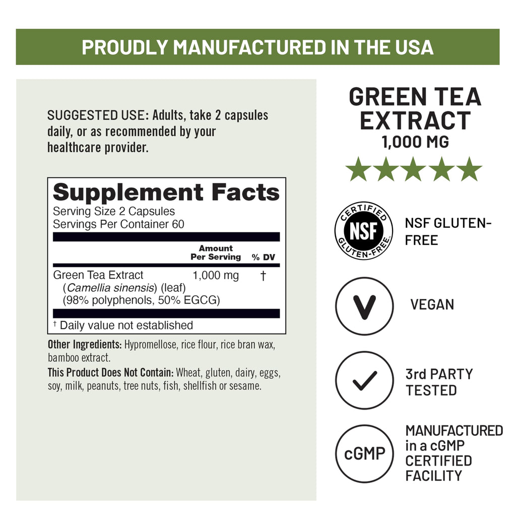 NatureWise green tea for immune support