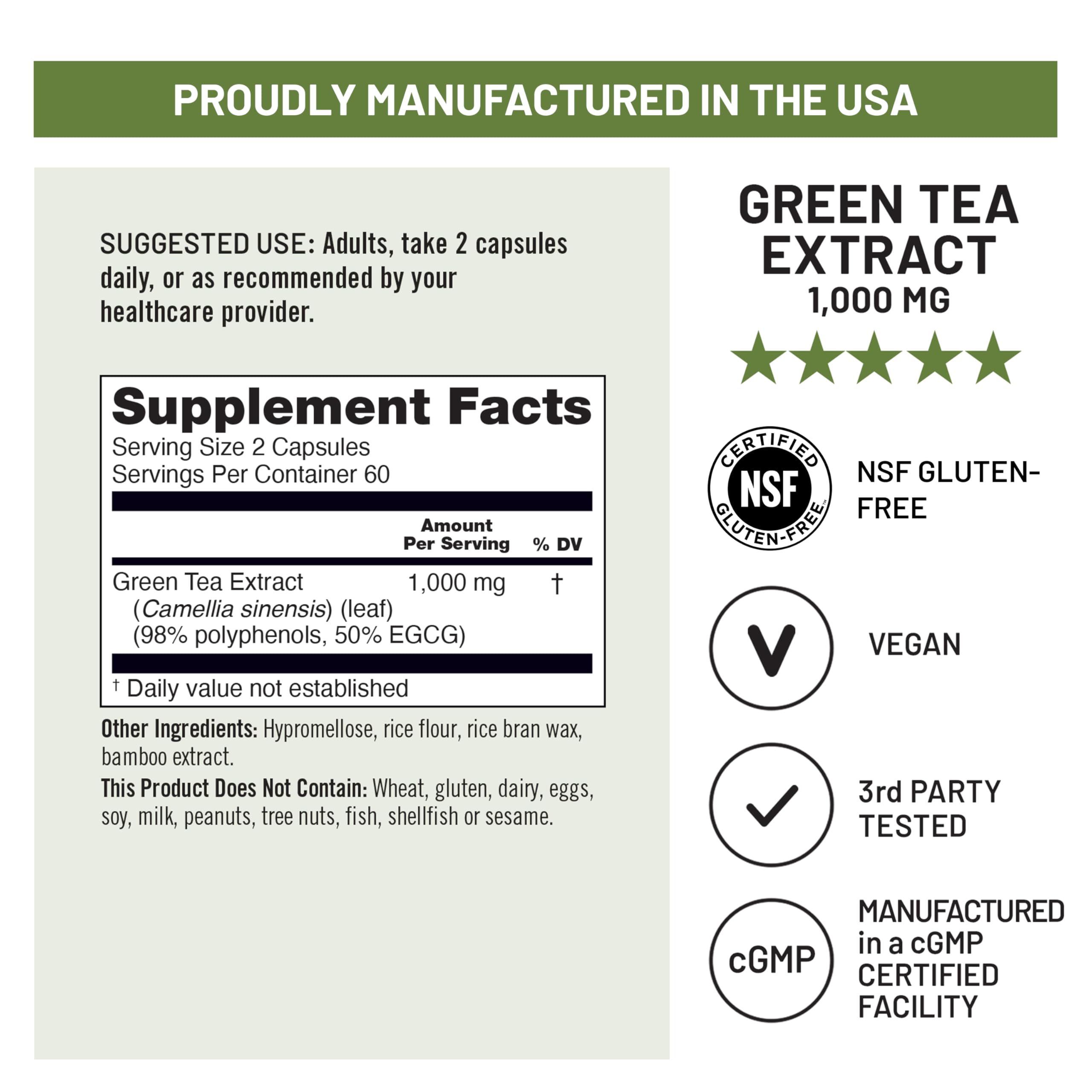 NatureWise green tea for immune support