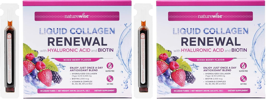 NatureWise hydrolyzed liquid collagen benefits