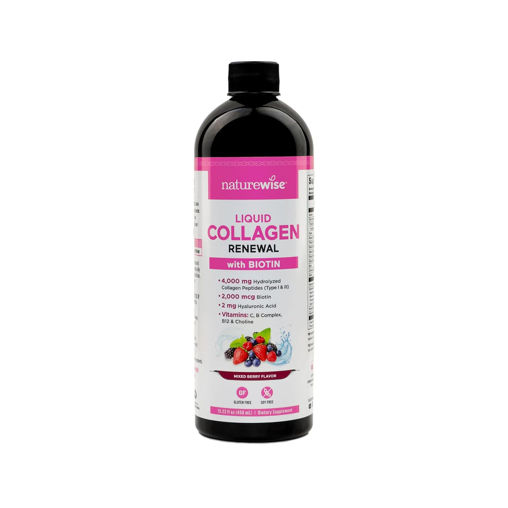 NatureWise hydrolyzed liquid collagen benefits
