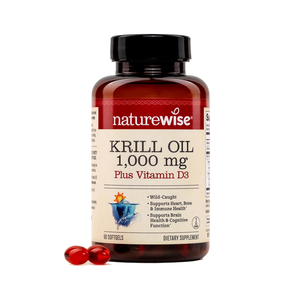 NatureWise krill oil softgels