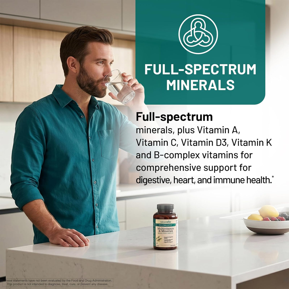 NatureWise men's multivitamin benefits