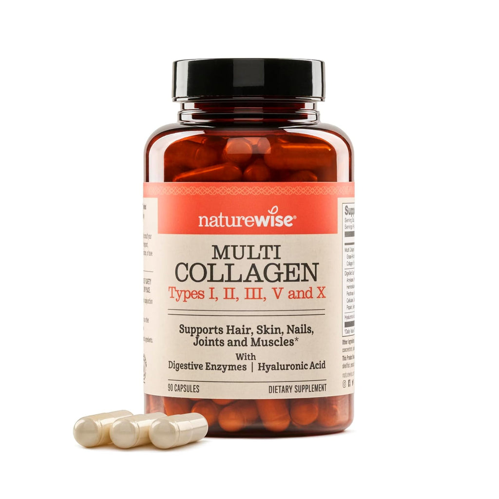 NatureWise multi collagen peptides capsules