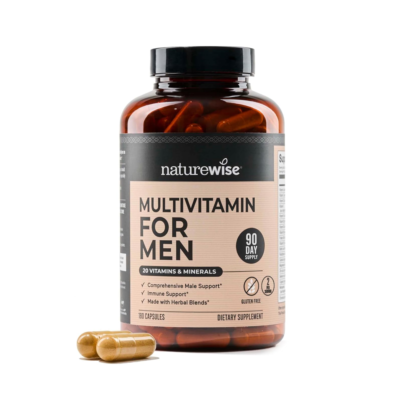 NatureWise multivitamin for men capsules