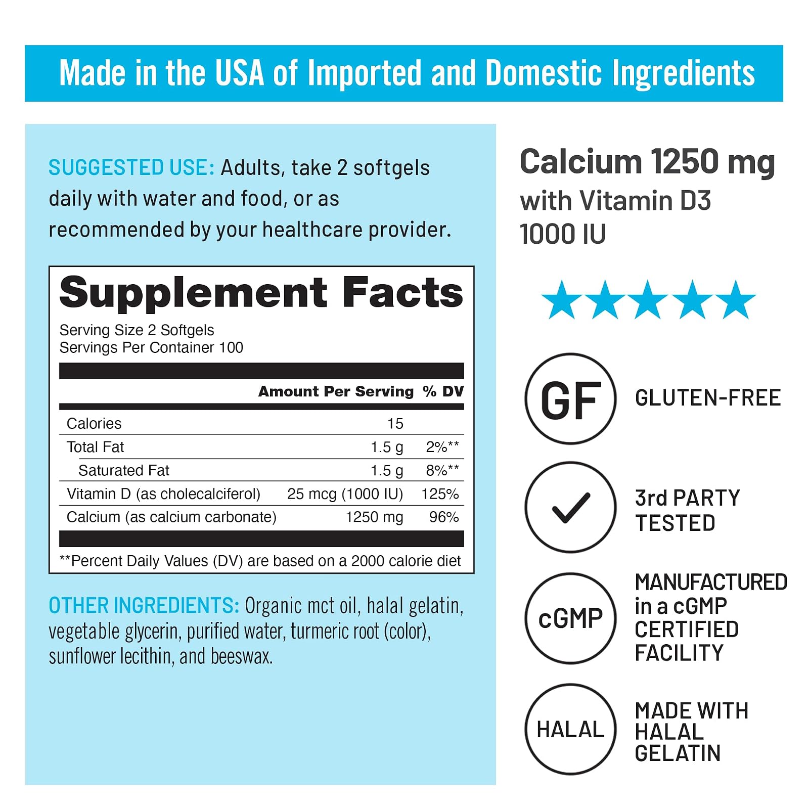 NatureWise softgels for easy absorption
