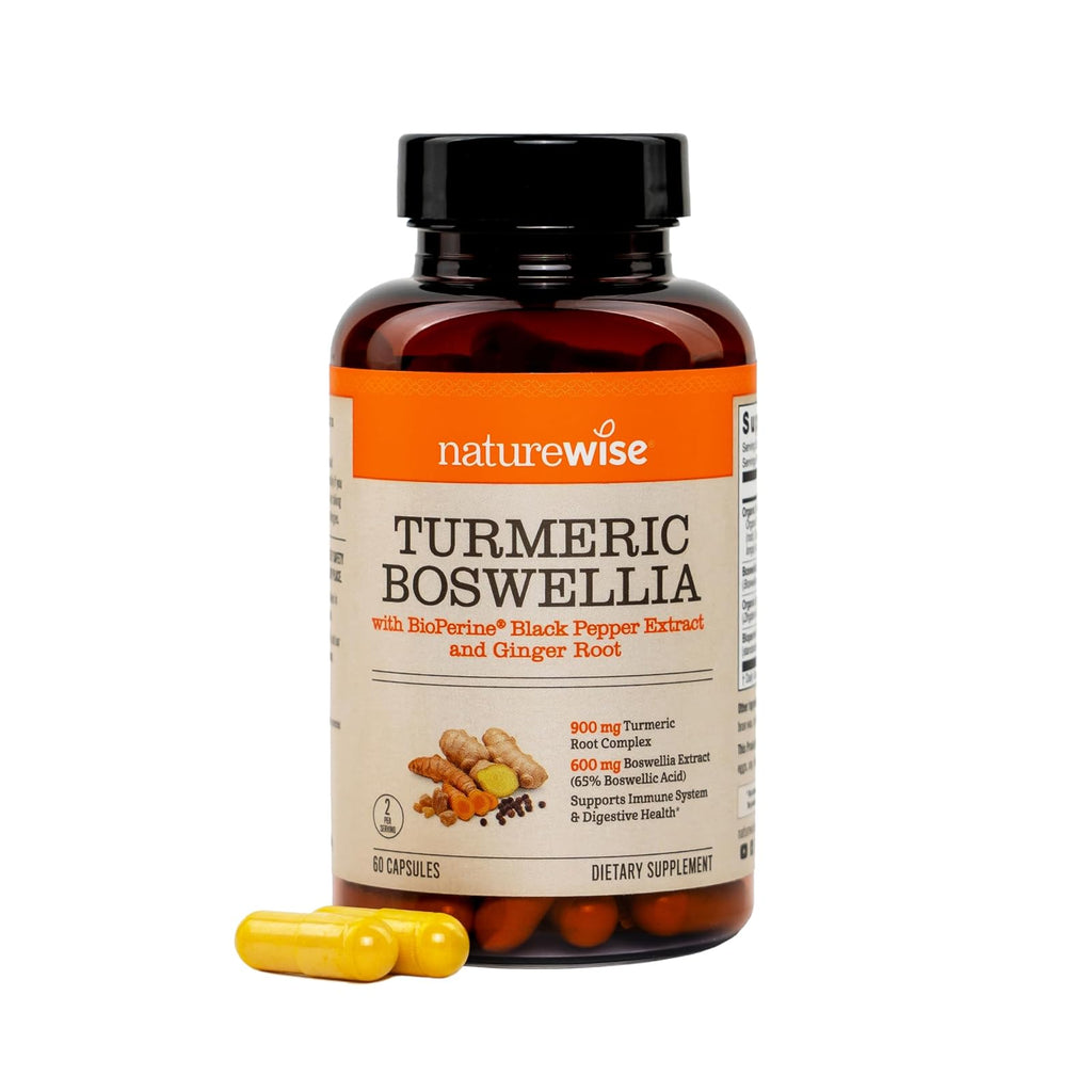NatureWise turmeric and boswellia capsules