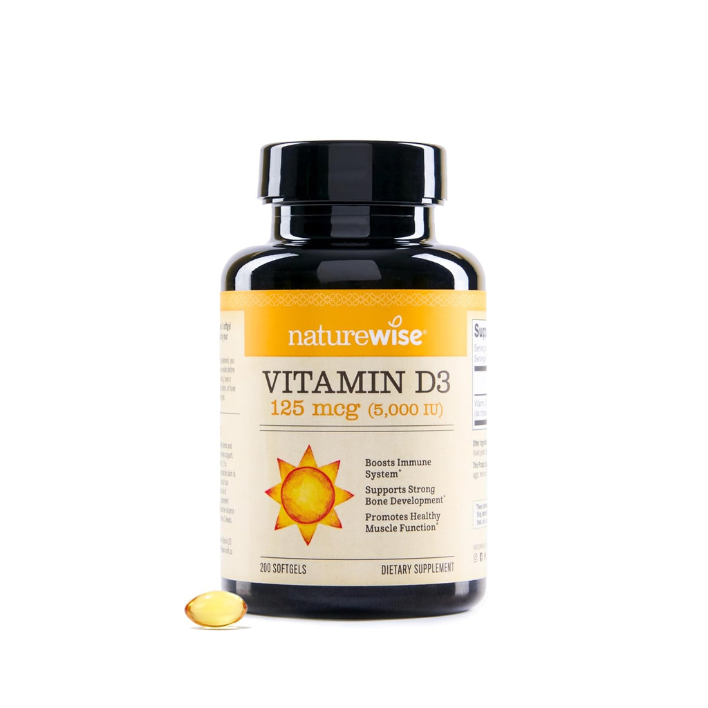 NatureWise vitamin D3 5000 IU softgels