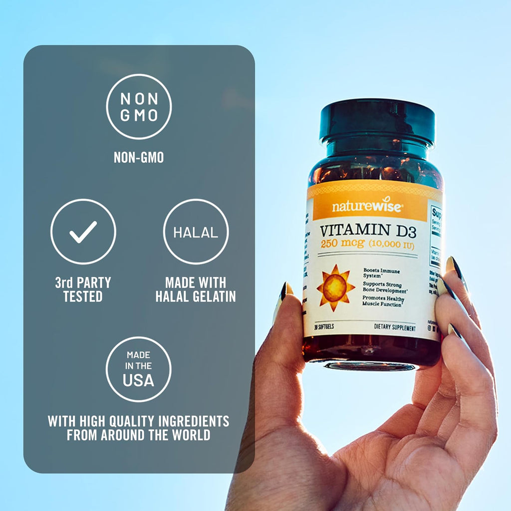 NatureWise vitamin D3 for bone strength
