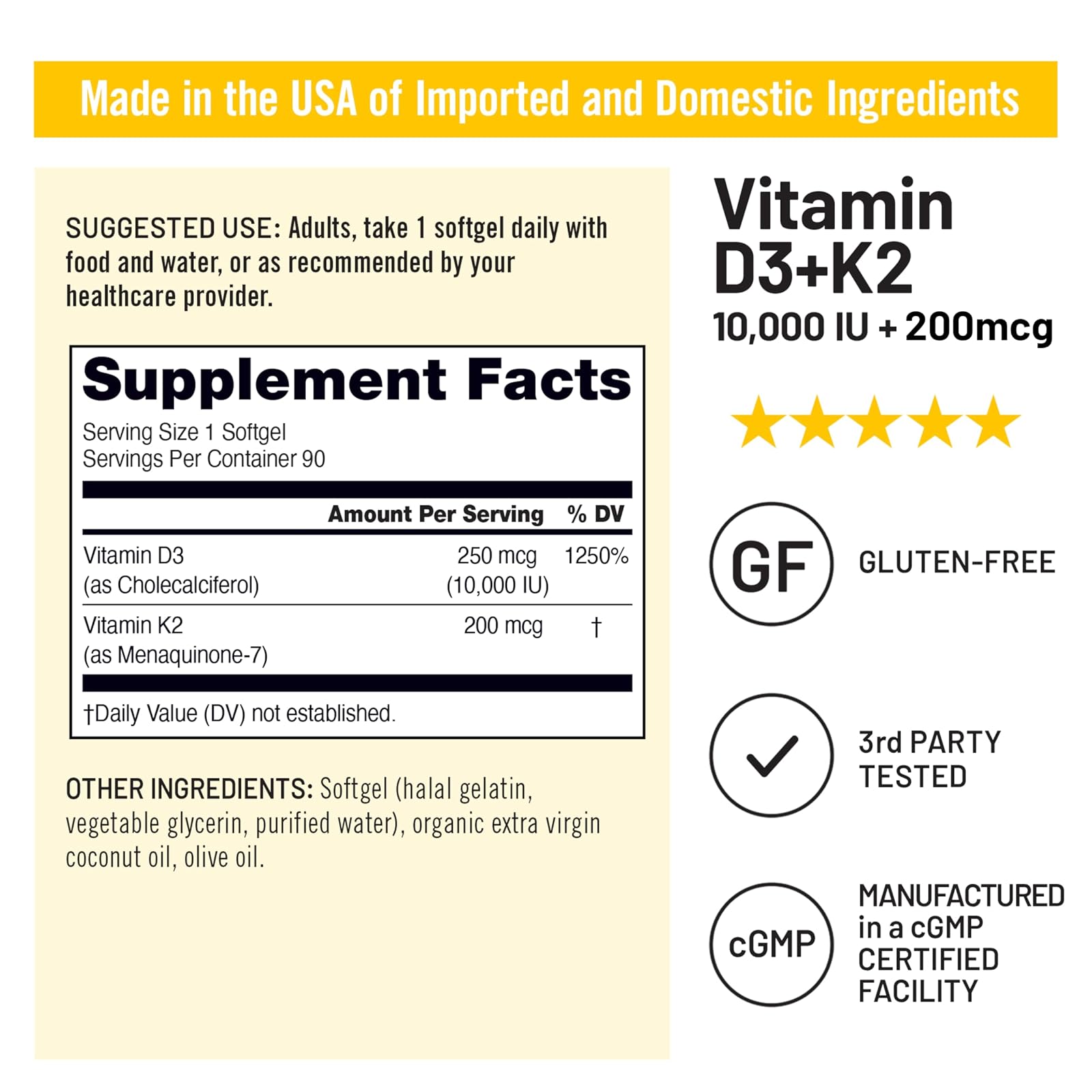 NatureWise vitamin D3 immune support