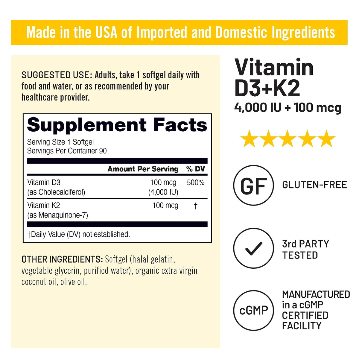 NatureWise vitamin D3 with K2 benefits