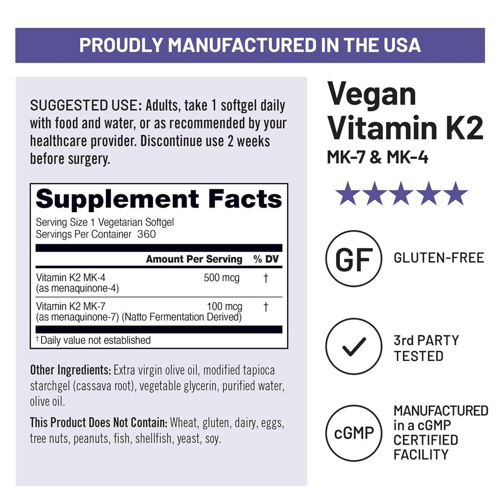 NatureWise vitamin K for bone health