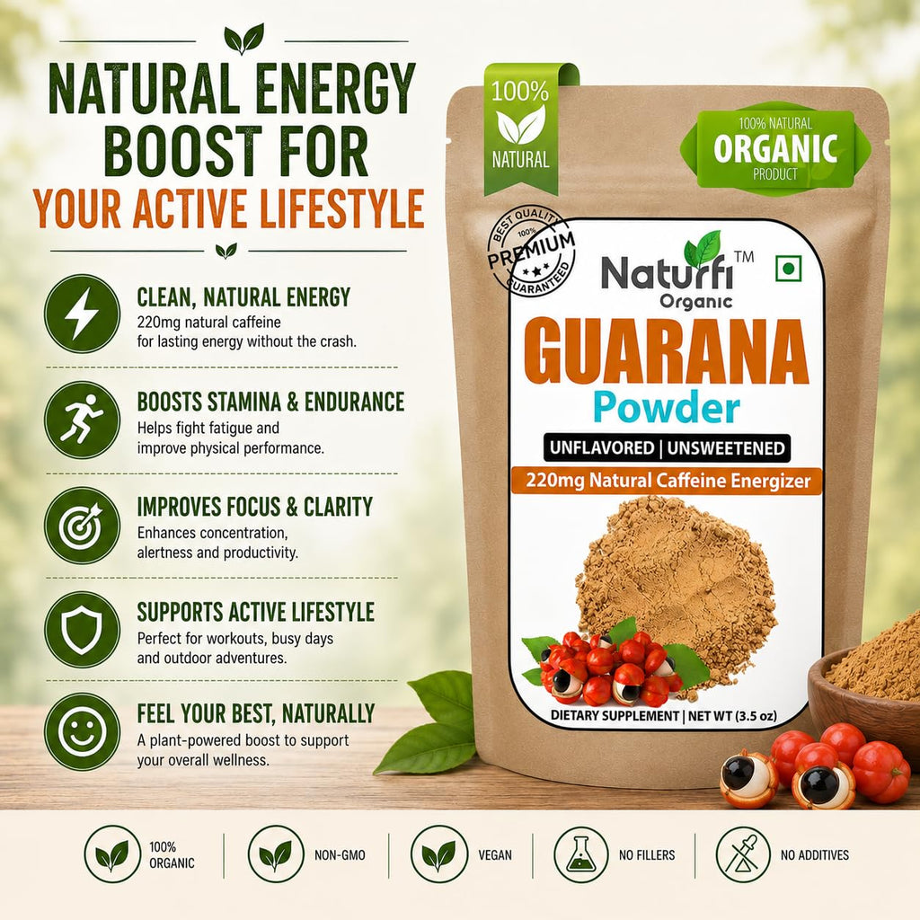 Naturfi organic guarana for endurance