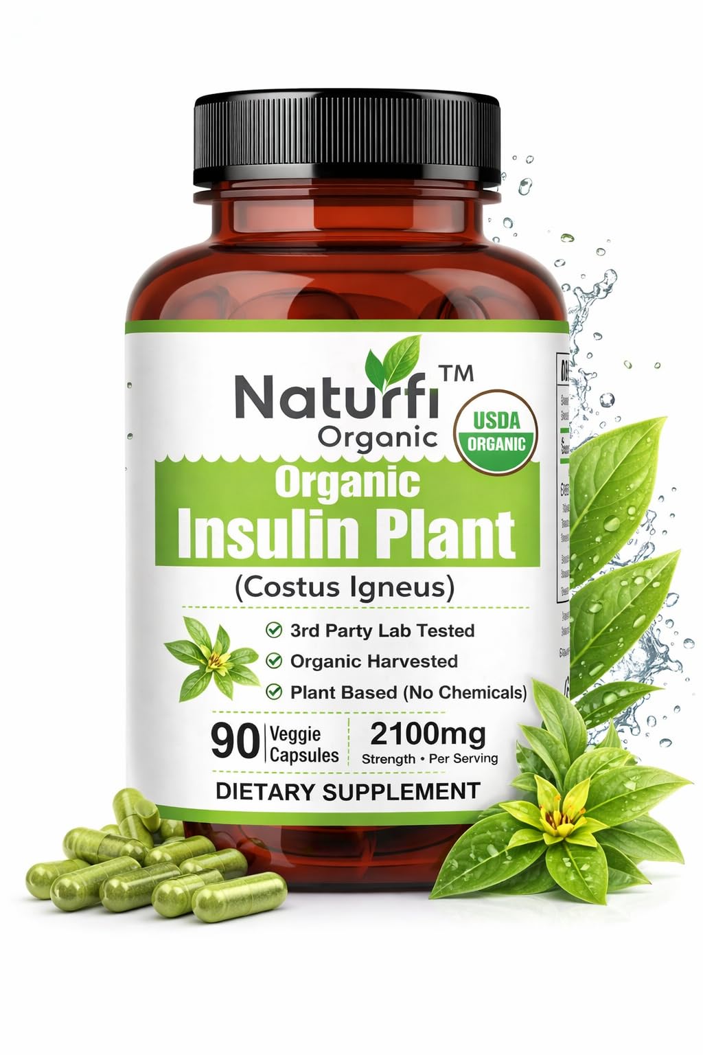 Naturfi organic insulin plant capsules