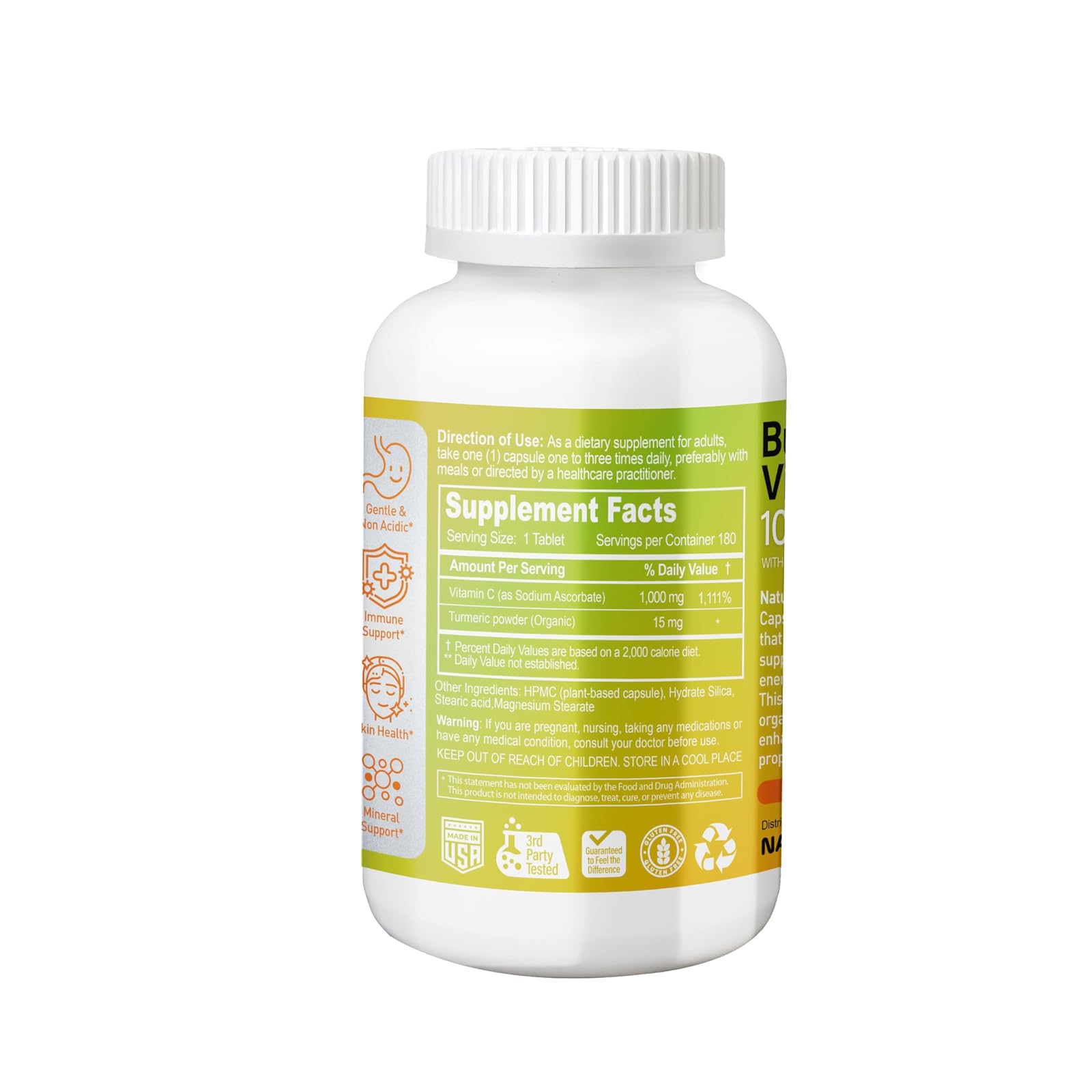 NATURION Vitamin C vegan capsules