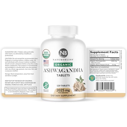 NaturoBliss ashwagandha for energy and vitality