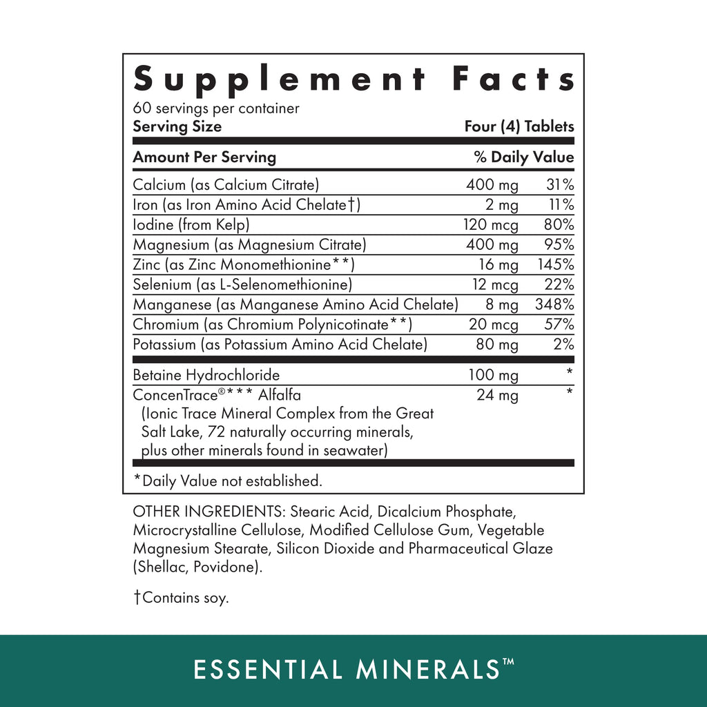 naturopathic minerals for muscle function
